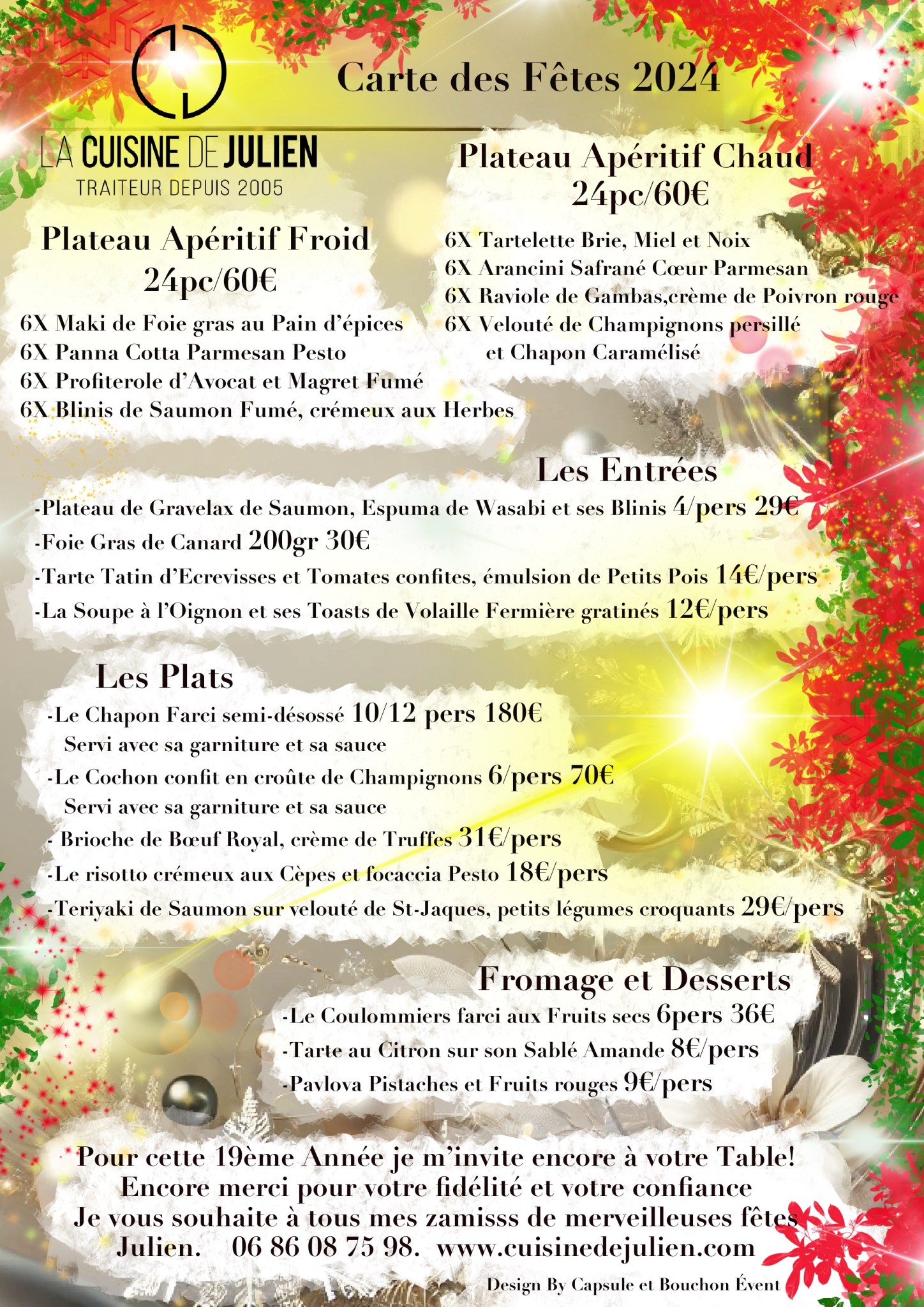 La cuisine de Julien – Traiteur · Agence évènementielle – Chef à ...